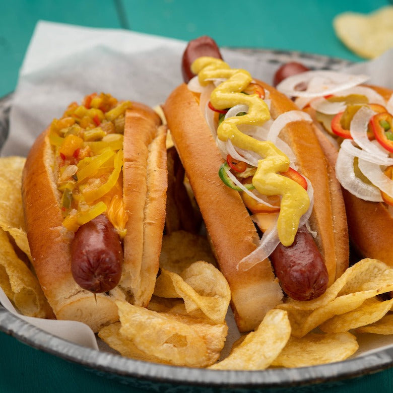 Whole Hot Dogs All Beef Butcher Shoppe Frank 7"