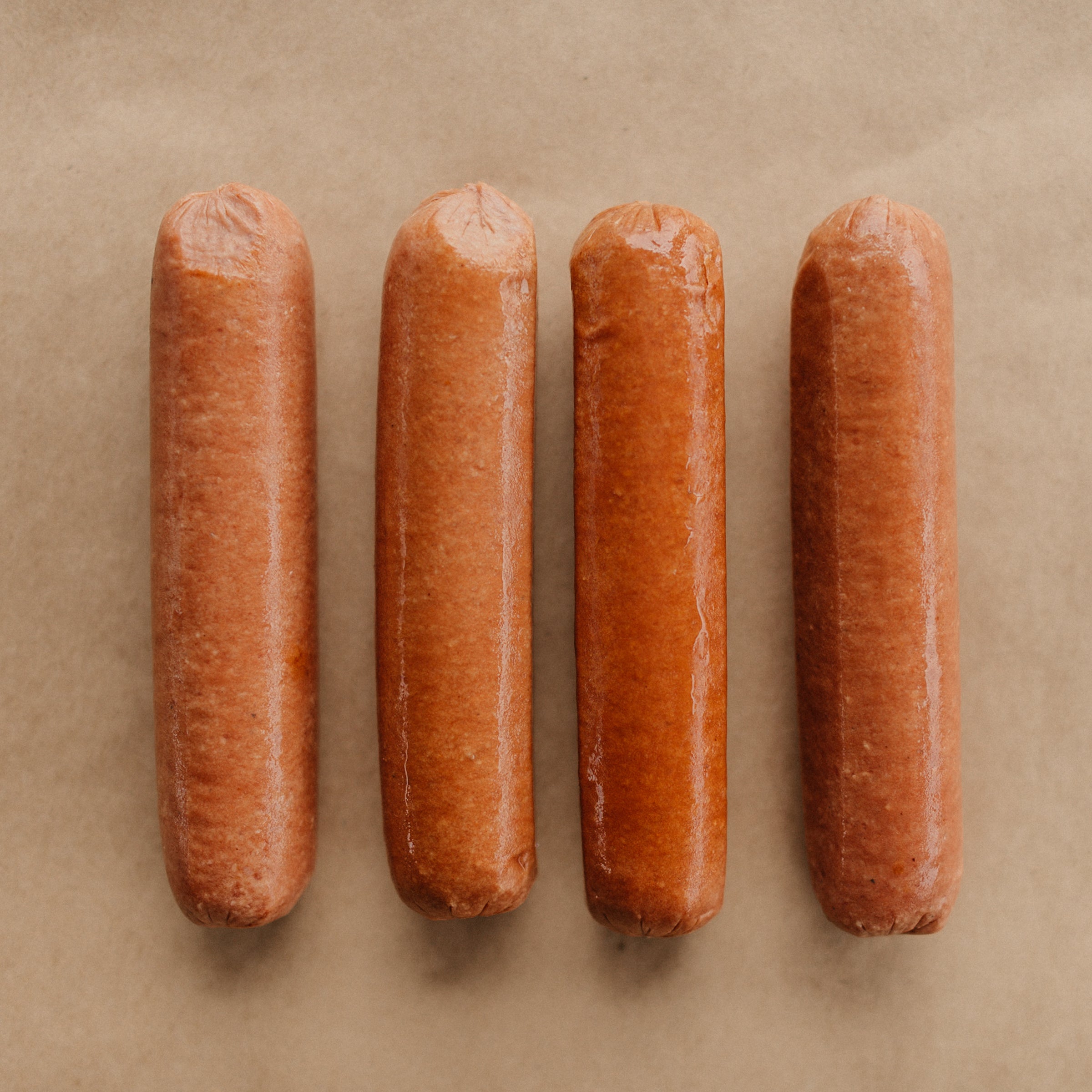 Whole Hot Dogs All Beef Butcher Shoppe Frank 7"